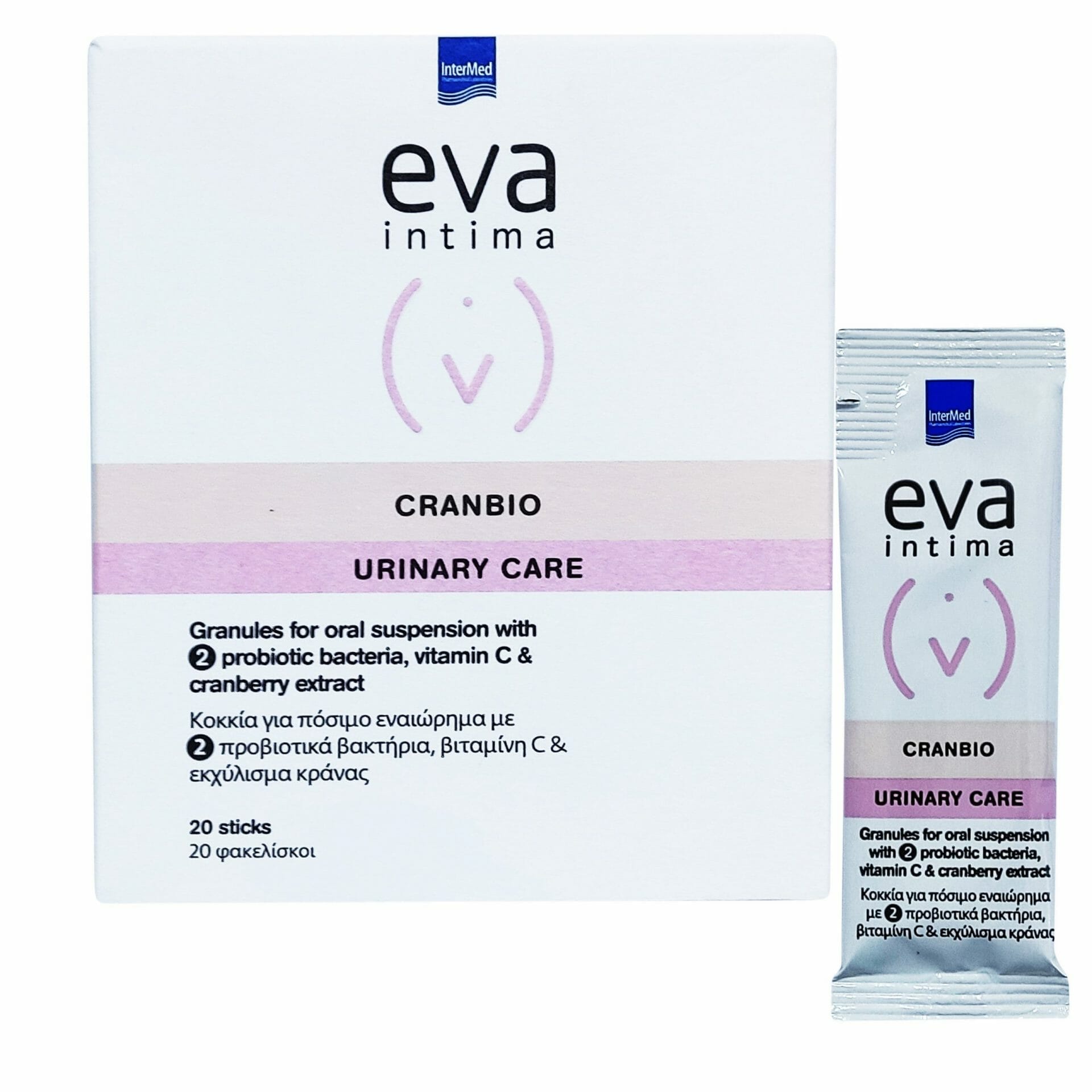 Eva Intima Cranbio Urinary Care Συμπλήρωμα Διατροφής για Καλή Υγεία του ...
